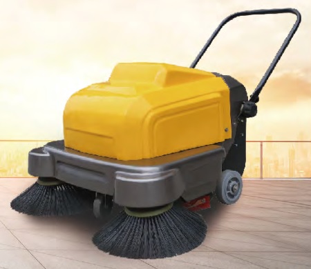 Hand Push Floor Sweeper, a Battery Walk Behind Cleaning Machine – CEMAX ...